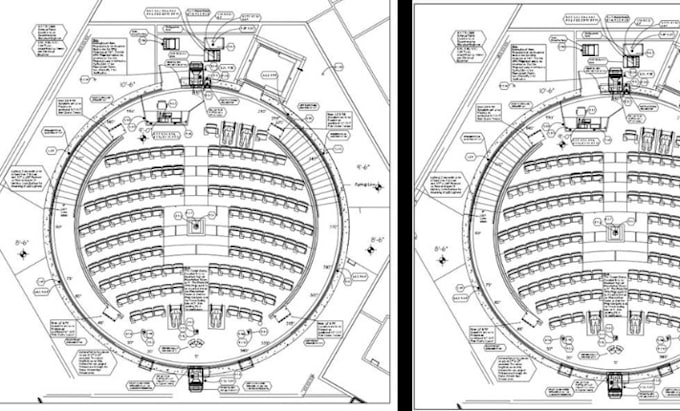 Design a professional exhibition floor plan, seating chart, or venue ...