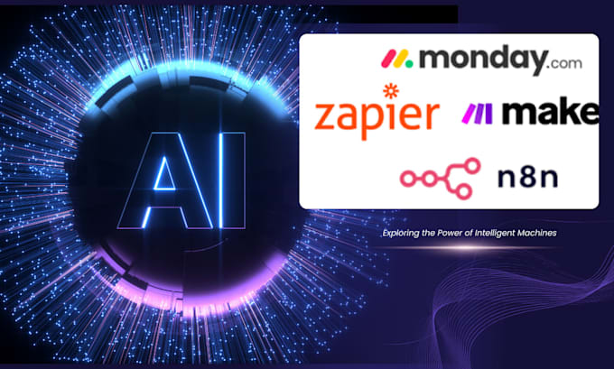 Automate workflows and build ai agents using n8n zapier make and mondaycom by Permit_write | Fiverr