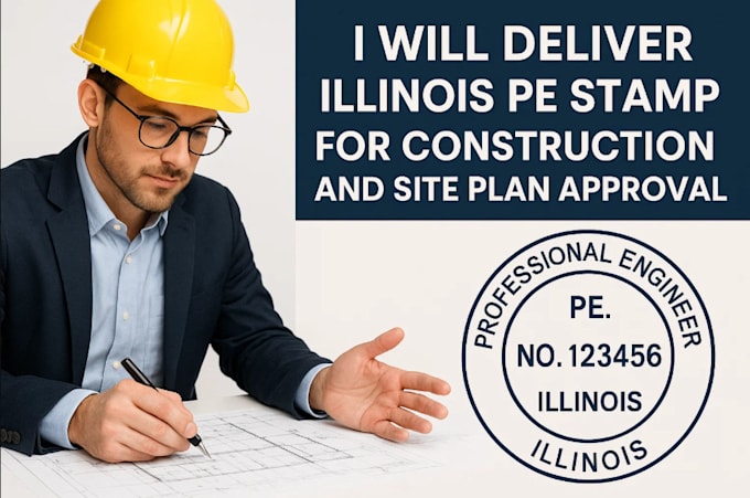 Deliver illinois pe stamp for construction and site plan approval by ...