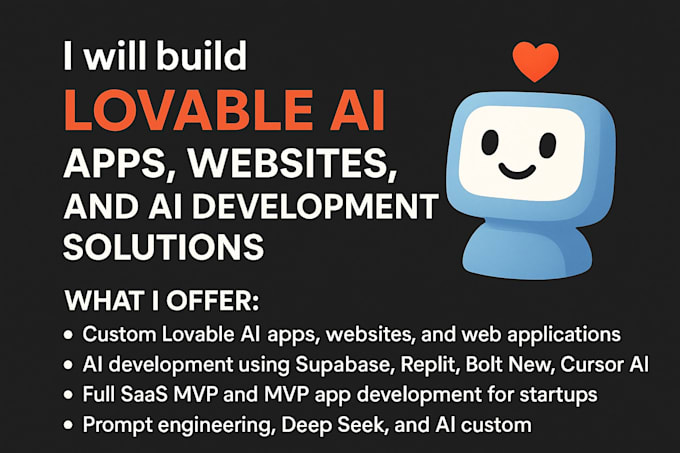 Build lovable ai, lovable ai dev, lovable app, lovable ai website ai development by ...
