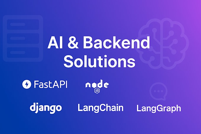Build custom rag apps, ai agents, and secure apis with langchain and fastapi by Umerfaroq7 | Fiverr