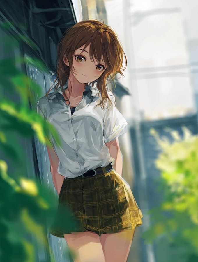 Draw anime style character by Elianarizzocg | Fiverr