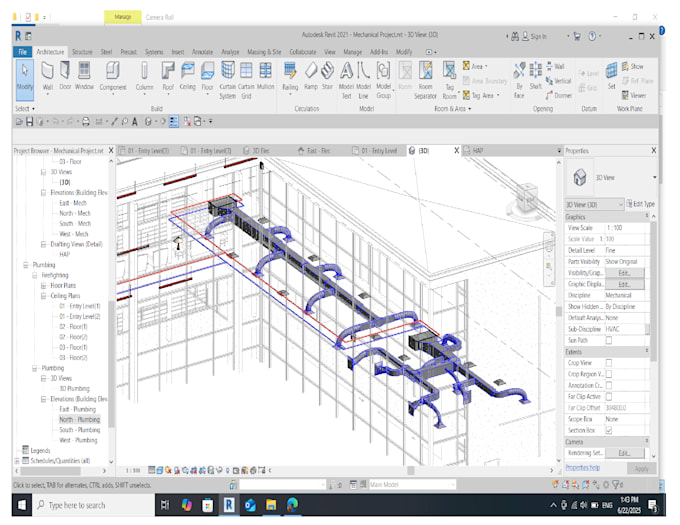 Design mep systems using revit and autocad by Mohammad_taimat | Fiverr