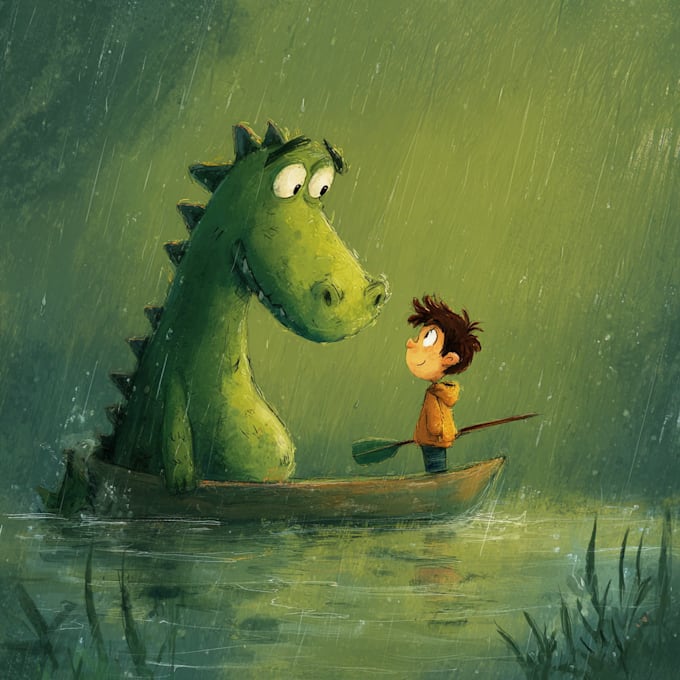 Create children story book illustration by Reggtchins14 | Fiverr