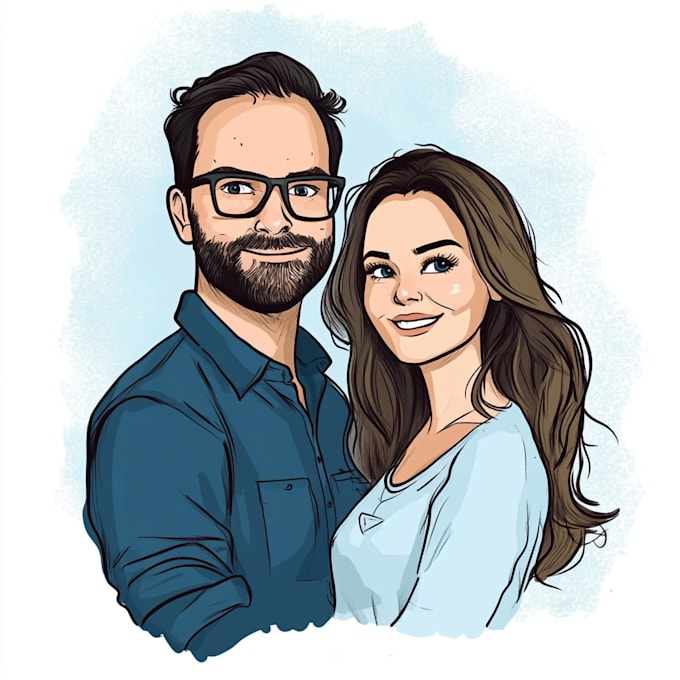 Design a professional disney family portrait by Marmulorino | Fiverr
