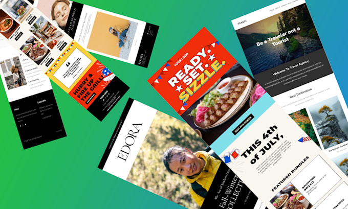 Code and design html email template newsletter by Master_mailer | Fiverr