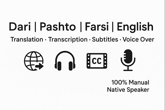 Translate from farsi, pashto, dari to english and vice versa by Momaidi ...