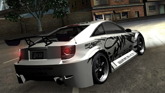 Create high quality 3d car model, racing sports car, livery car, fivem ...