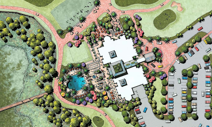 Do site plan property map, master plan architectural landscape plan ...