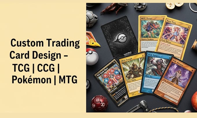 Do custom trading card game design, tcg card design, trading card ...