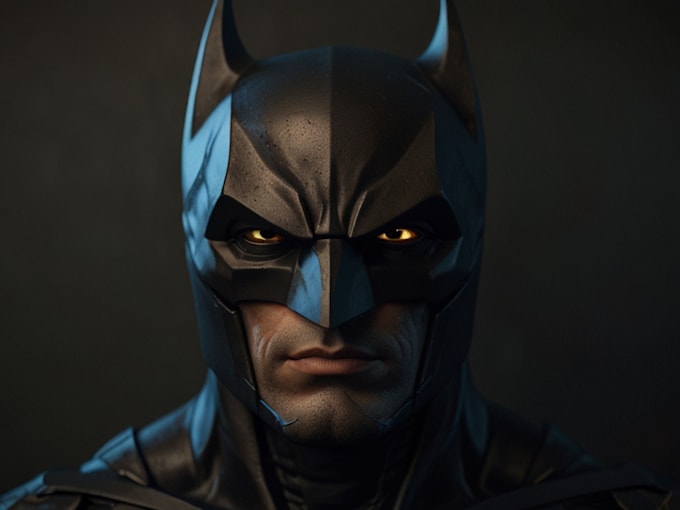 Sculpt superhero 3d mask batman villain iron man style prop realistic ...