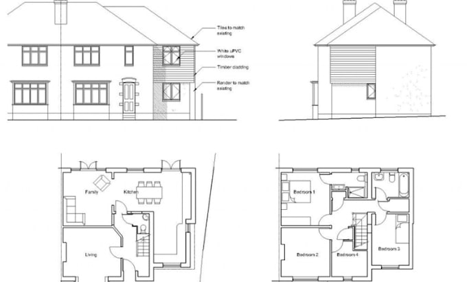 Draw uk planning drawings and permitted development drawings for ...