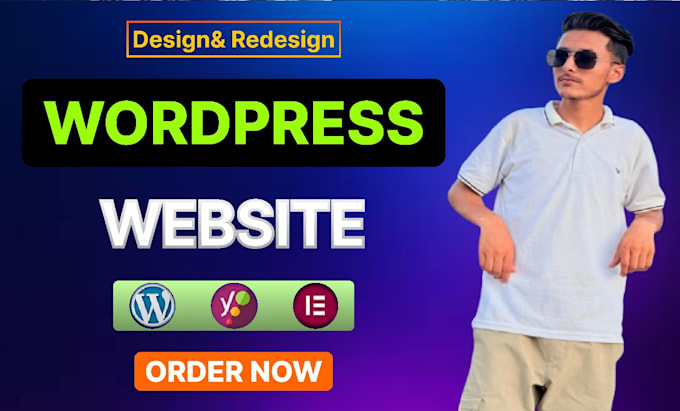 Design, redesign wordpress website or update, clone, customize website by Shafiqmmm | Fiverr