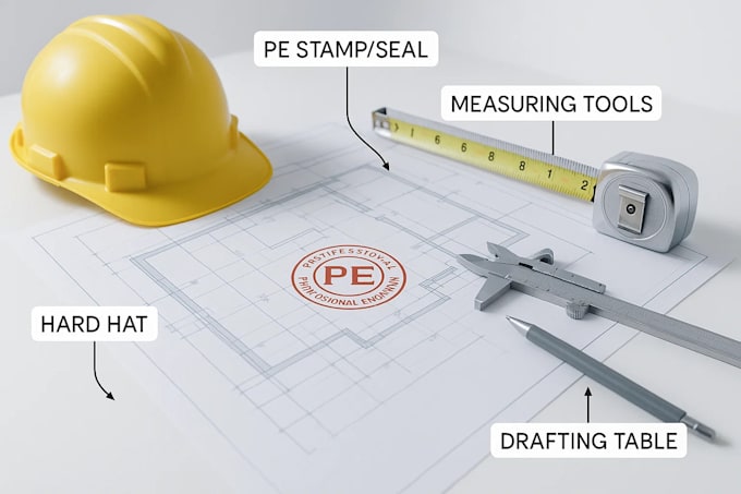 Pe stamp for building permit submission licensed structural engineer by ...