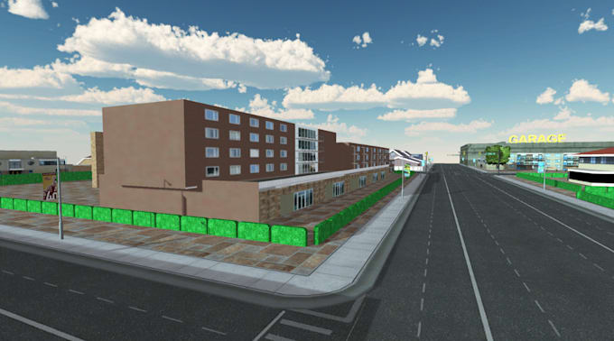 Make environment 3d roblox design, roblox map design, building design ...