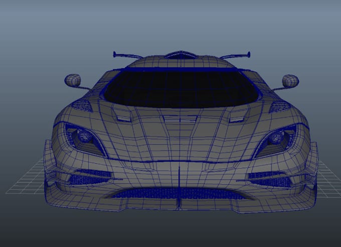 Remodel 3d sport car,car retopology,suv motor,car model,3d printable ...