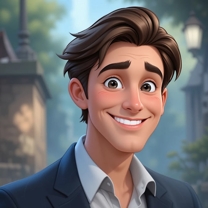 Amazing portrait with disney cartoon style by Odyssys | Fiverr