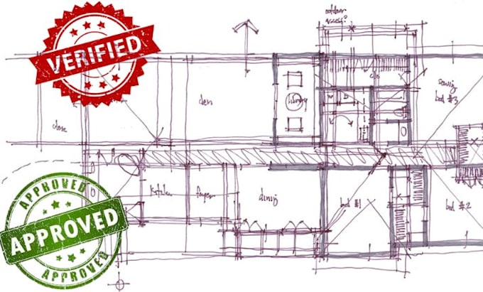 Review stamp, architectural drawing, site plans, 2d floor plans, mep ...