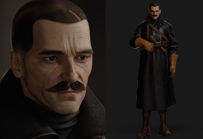 Do realistic 3d character model unreal engine game character rigging ...