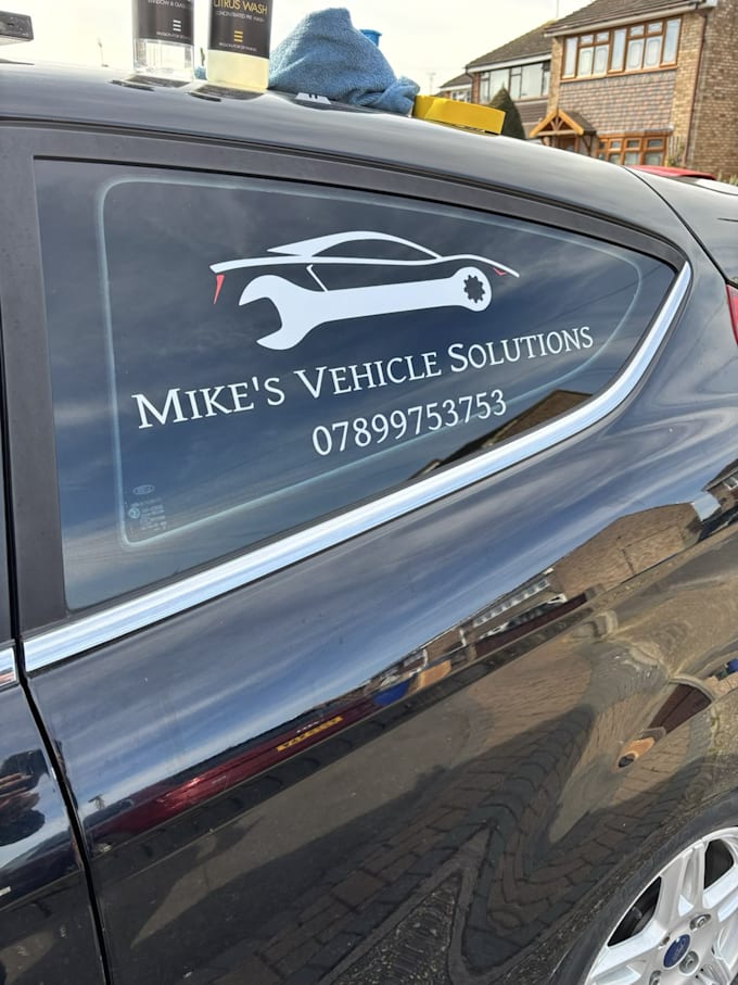 Create vinyl decals for your business or brand by Silowalluk | Fiverr