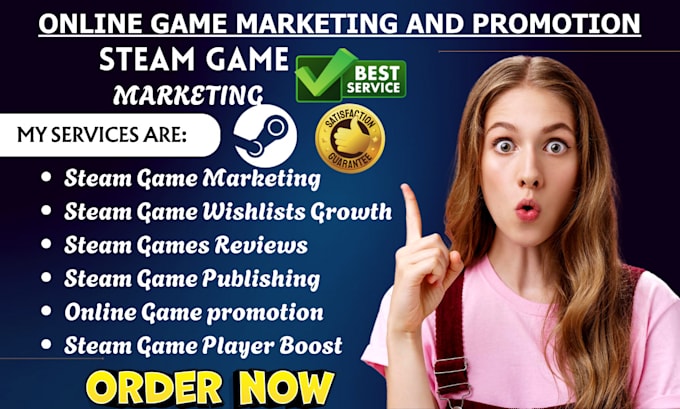 Do steam game marketing, boost steam game wishlists, online video game ...