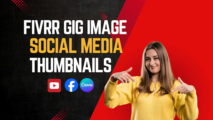 Design the best fiverr gig image and social media thumbnails by Ahmad ...