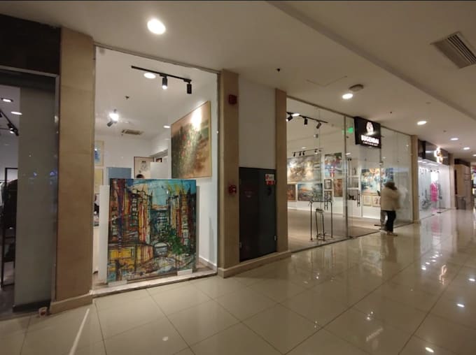 Remodel 3d commercial art gallery,exhibition space,cultural center ...