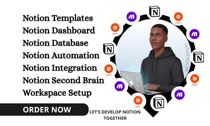 Build notion dashboard notion expert notion template notion for ...