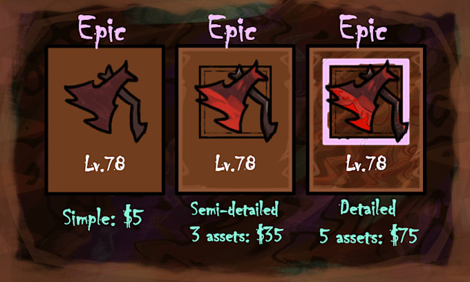 Design 2d game assets, icons, objects, props, ui, cartoon by Jhoy ...