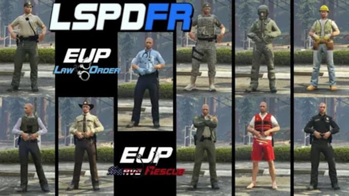 Create custom fivem eup clothing, uniforms, and textures for your rp server by Brandon_mik | Fiverr