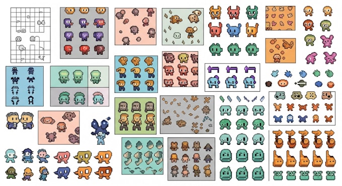 Do sprite sheet pixel art sprite sheet game art game assets 2d game ...