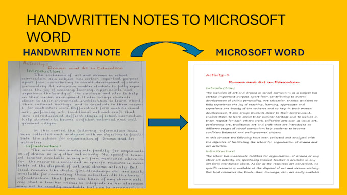 Accurately type handwritten, scanned, or image text into editable word ...
