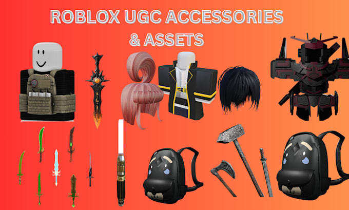 Do custom 3d roblox model ugc accessories 3d models clothing and game ...