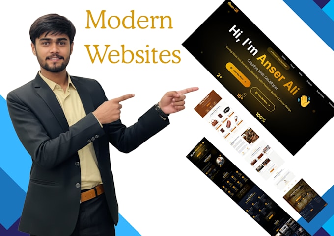 Create a modern and responsive website with wp, react, html, css, bootstrap by Anseralidev | Fiverr