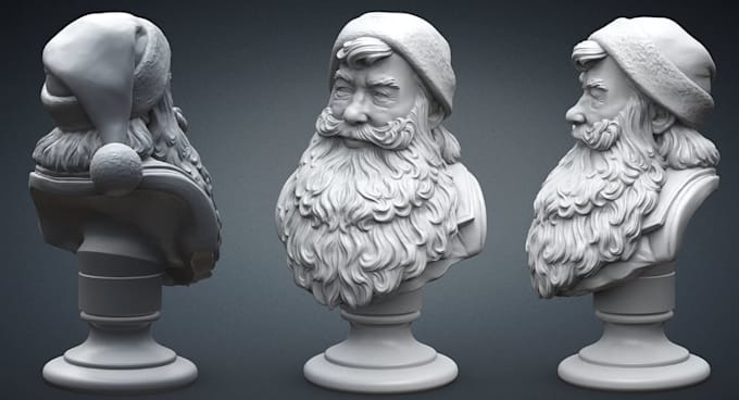Do realistic 3d head bust, face likeness, fbx, sculpt 3d character for ...