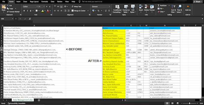 Make dashboards, pivottables, charts, assign grades, remarks, add ...