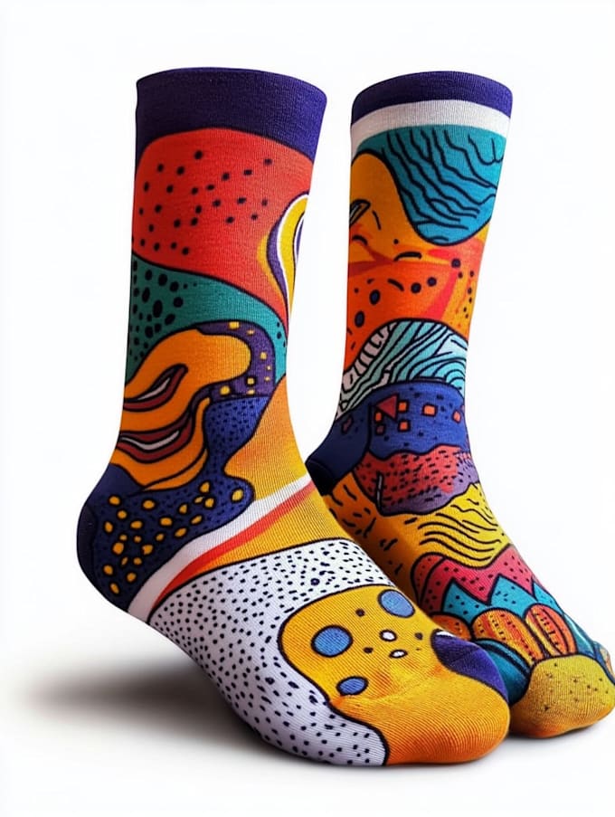 Draw a unique socks design by Irvinmullindfhg | Fiverr