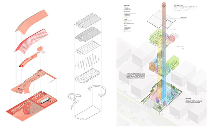 Design architectural concept diagrams by Salsaa_b | Fiverr
