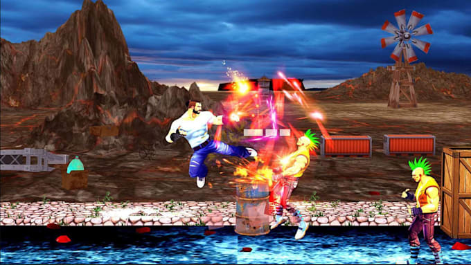 Develop unity 2d multiplayer street fighting game 2d unity martial ...