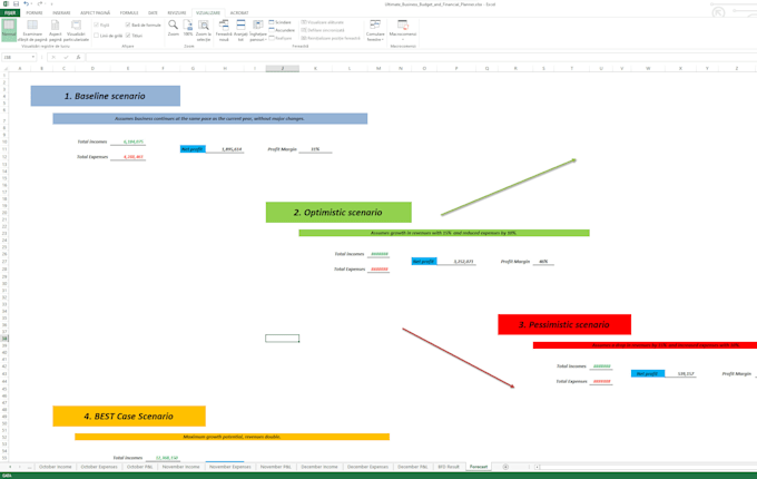 Create a professional financial dashboard in excel by Bogdangal | Fiverr