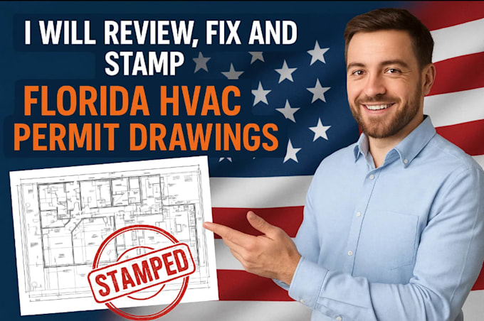 Review, fix and stamp florida hvac permit drawings by Riley_engineer ...