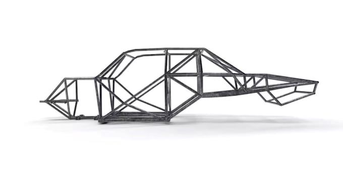 Design industrial vehicle,car chassis suspension,cad model,car frame ...