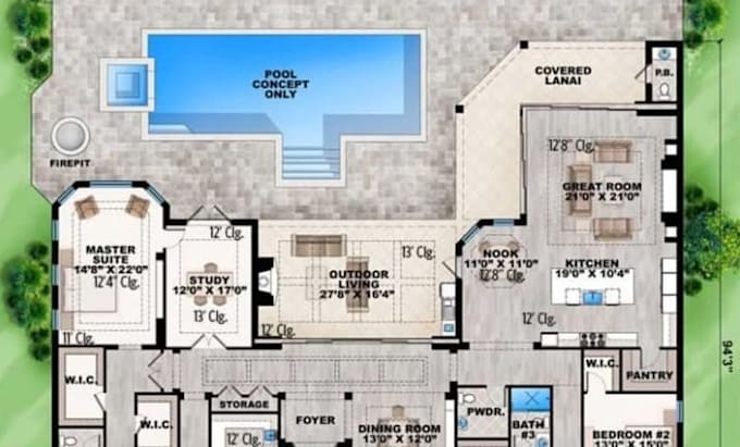 Do 3d architectural design, interior design, exterior rendering and ...