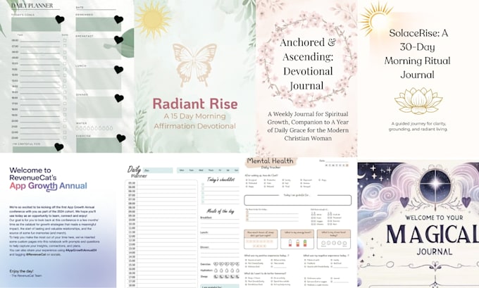 Do journal design, workbook design, ebook formatting, planner design by Riley_crown | Fiverr