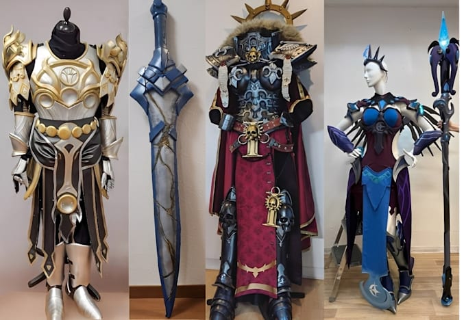 Create 3d cosplay models 3d printable cosplay helmets cosplay costumes ...