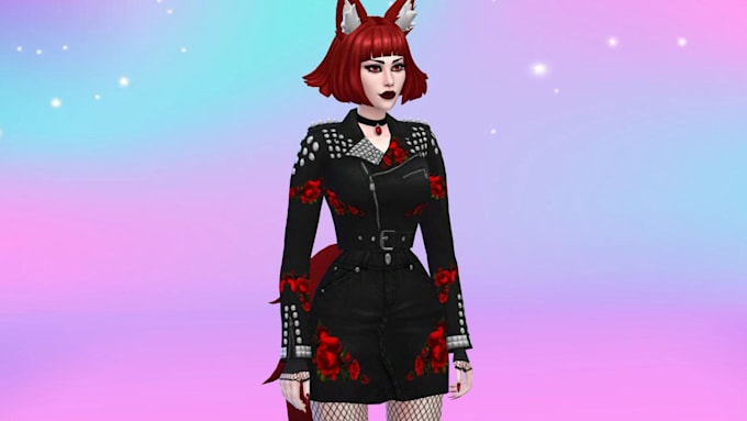 Custom vrchat avatar, furry avatar, with 3dvtuber for quest and pc by ...