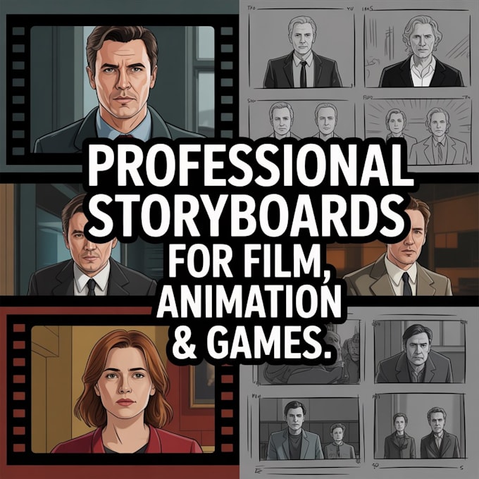 Cinematic storyboards for animation, film by James_travis_ | Fiverr