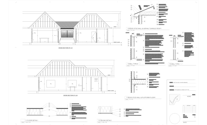 Draw full set architectural plans for city permit by Abdullah_sahal ...