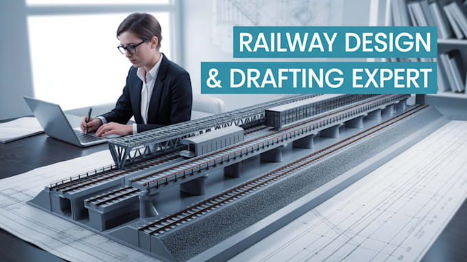 Design complete railway alignment, bridges, stations, ole layouts ...