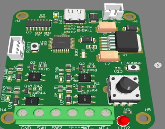 Do schematic design, circuit design, pcb design pcb layout, esp32, stm32,lot,cm4 by Chrisames22 ...